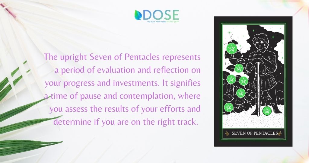 The Meaning Of The Seven of Pentacles Tarot Card - DOSE